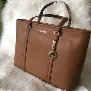 Michael Kors Bags | Mk Bag Jet Set Logo Tote | Poshmark